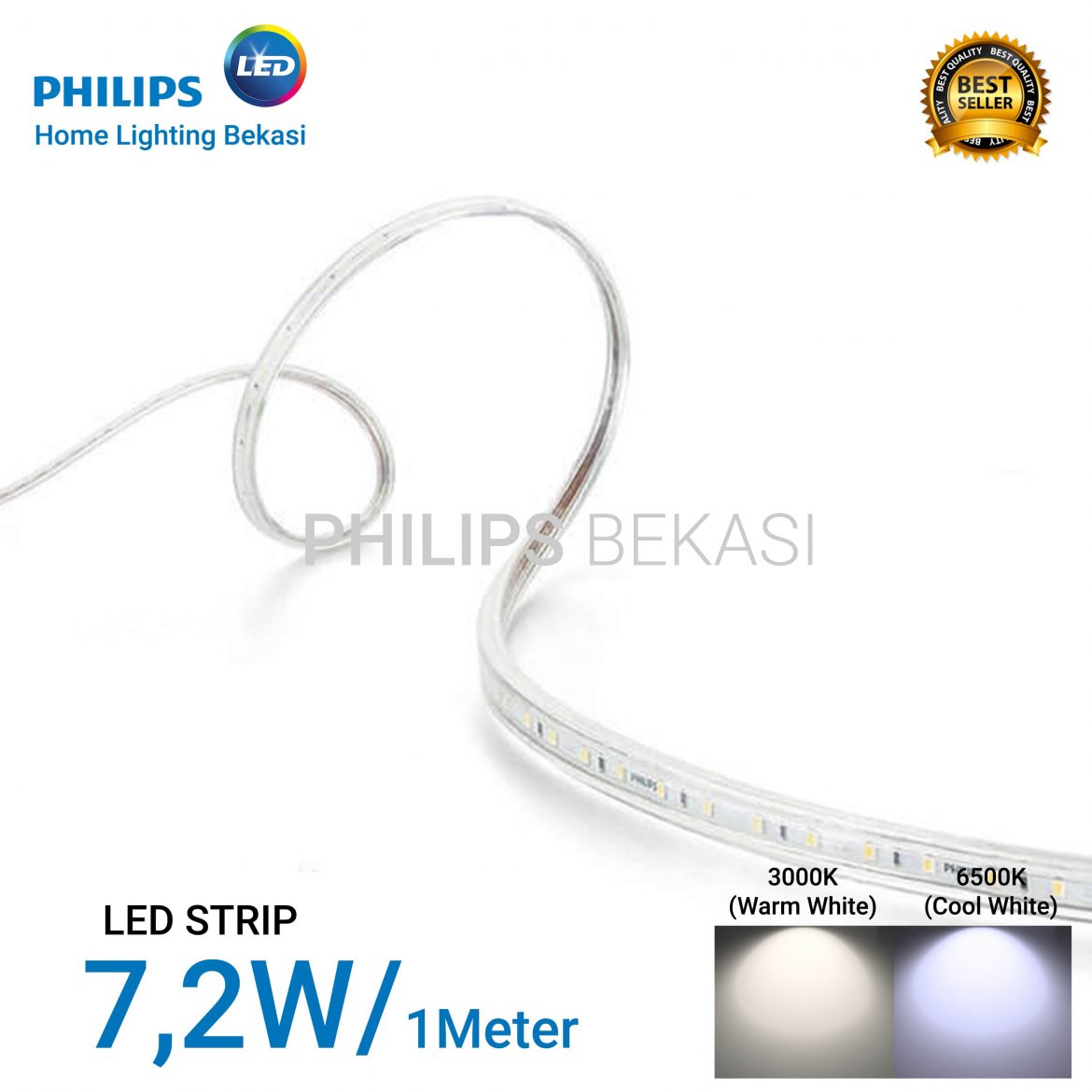 Lampu Strip DLI 31086 HV LED TAPE 3000K LL White - Philips Bekasi
