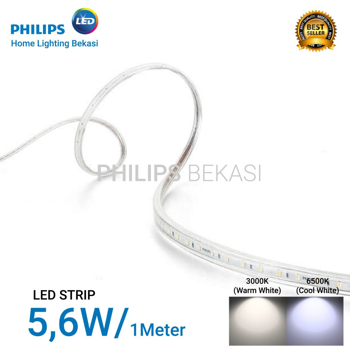 Lampu Strip 31164 HV LED Tape Clips 600X white - Philips Bekasi