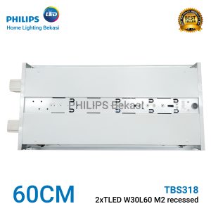 Philips TBS318 2xTLED W30L60 M2 recessedPhilips Bekasi