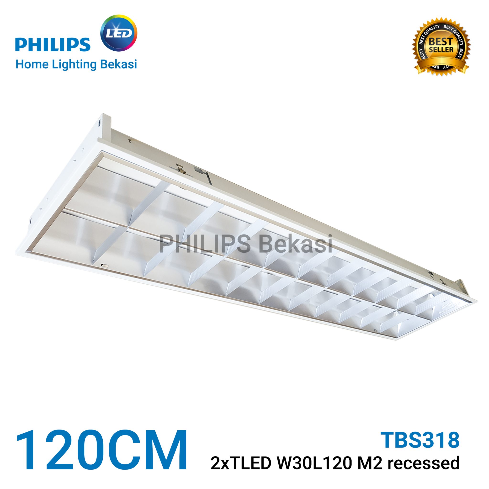 Philips TBS318 2xTLED W30L120 M2 recessedPhilips Bekasi