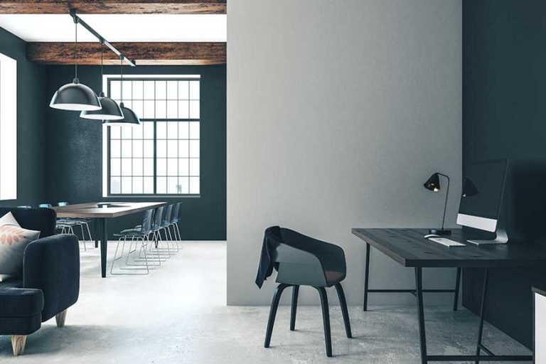 Desain Ruang Kantor Minimalis, Makin Modern dengan Penataan Lampu