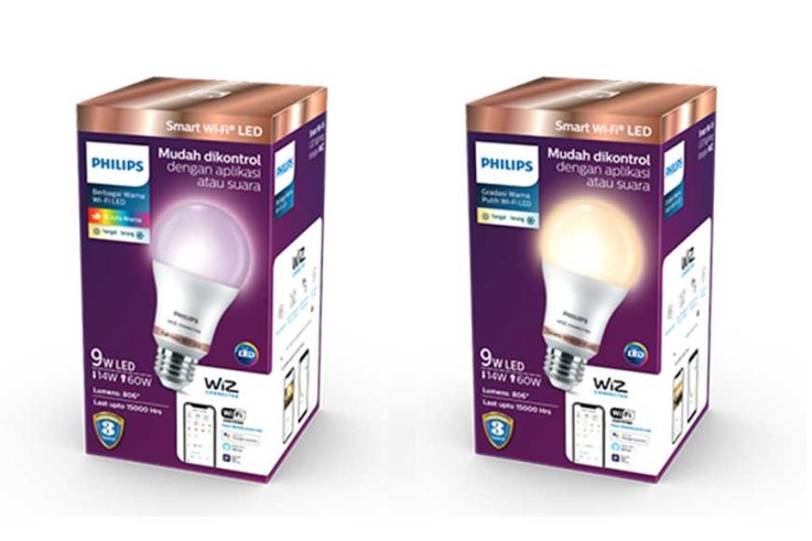 Jenis-jenis Lampu Philips Smart Wifi LED